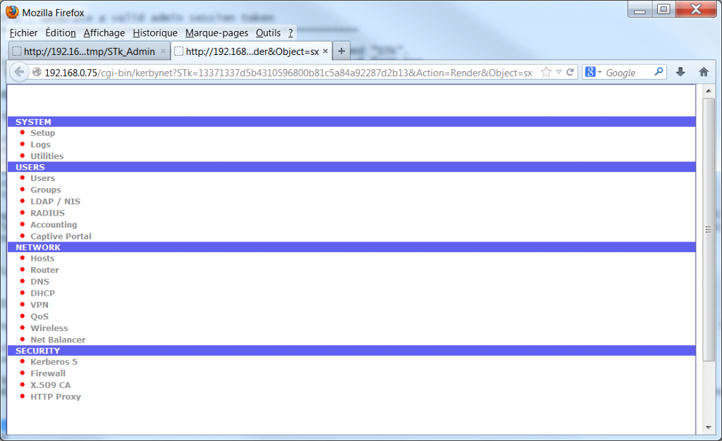 ASafety » [LFD & RCE] ZeroShell 2.0RC2 Multiple vulnerabilities